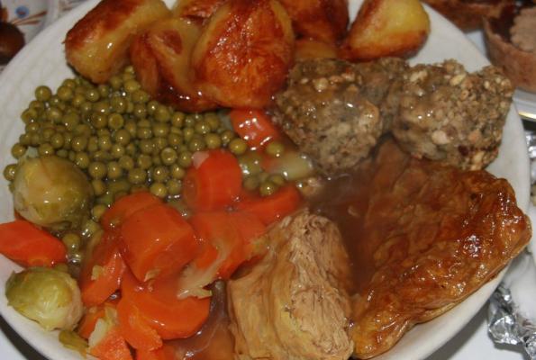 Buddhist Mock Roast "Chicken" and Loose "Chicken Meat" | VegWeb.com ...